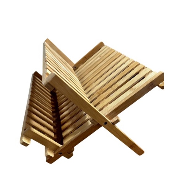 Storage & Organization | Dish Drying Rack Collapsible 2tier Bamboo Dish ...